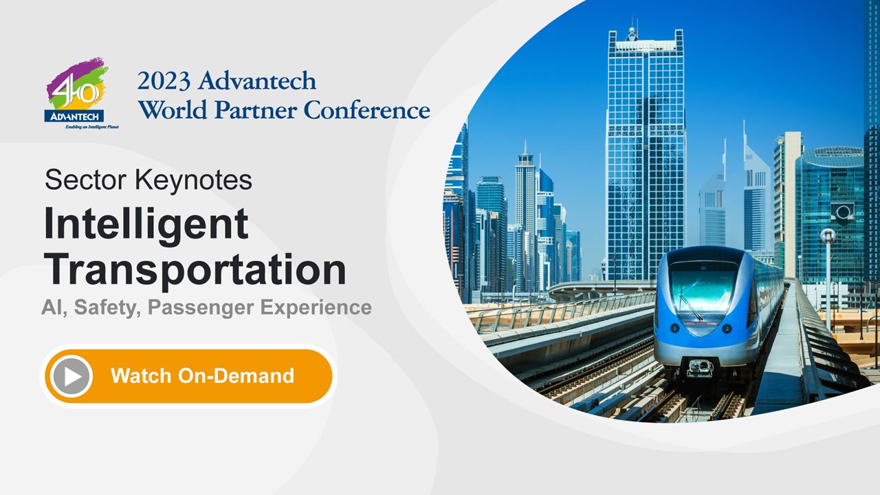 [Sector Keynote] Intelligent Transportation: AI, Safe - 研华